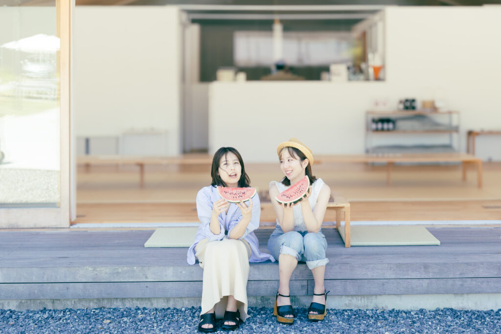 Watermelon Splitting - Visit Nagatoyumoto Onsen